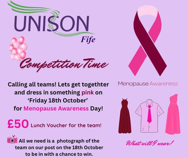 Competition Time – Menopause Awareness Day - Unison